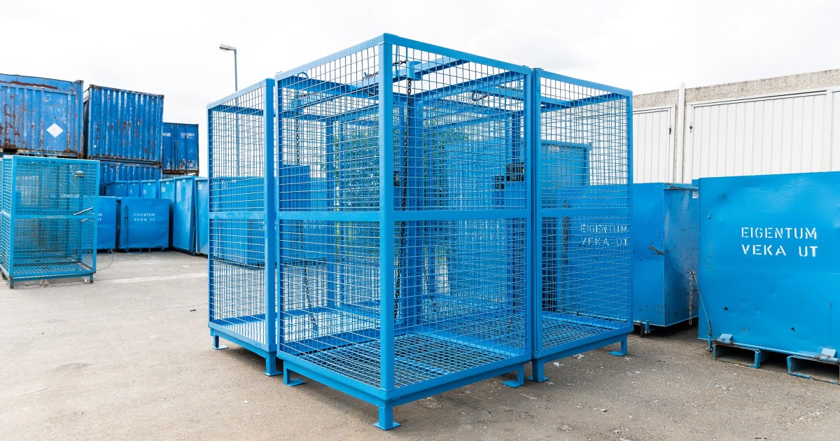 VEKA Recycling UK | Collection Containers for uPVC Recycling