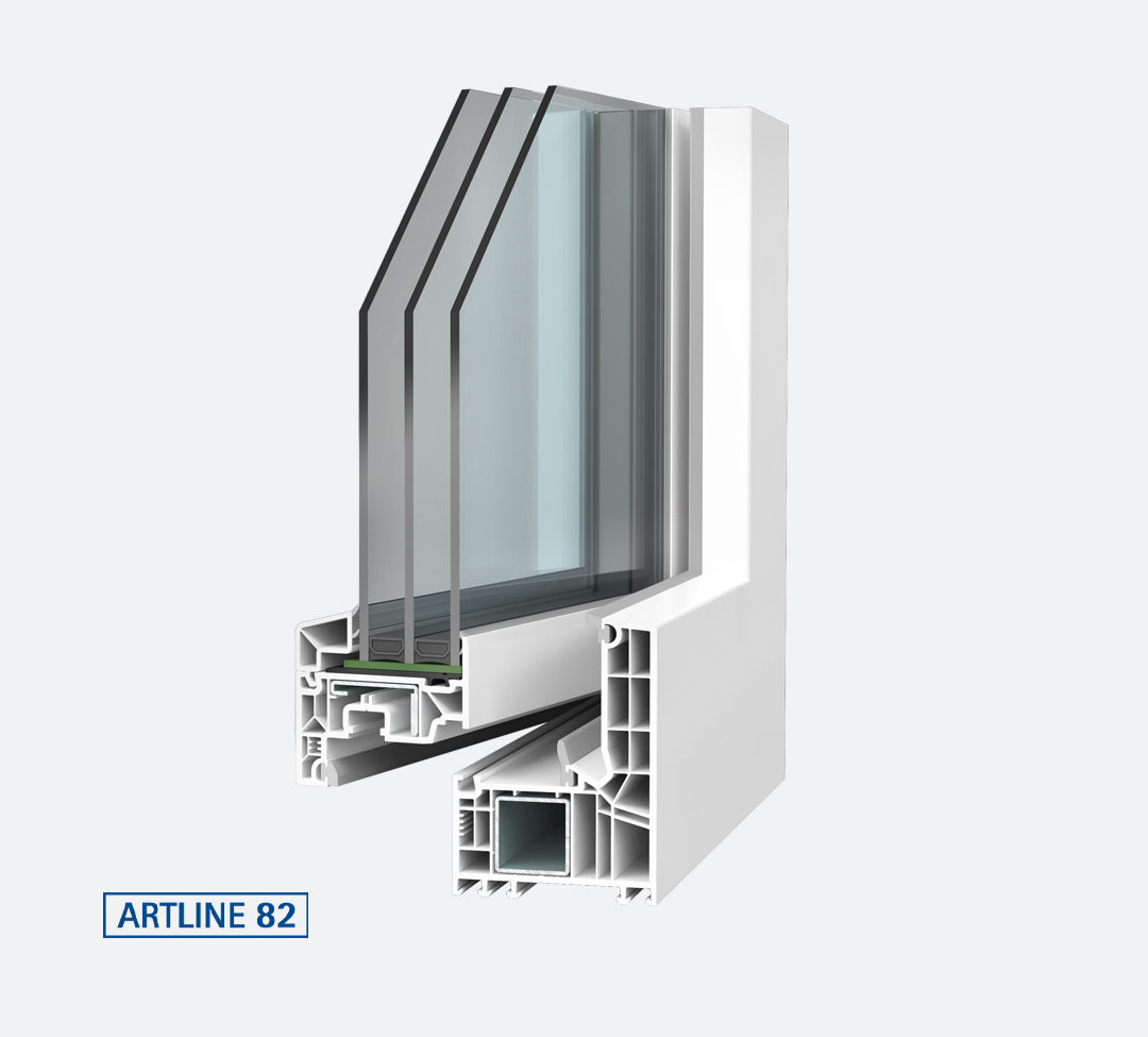 VEKA | ARTLINE 82 pour fenêtres en PVC | VEKA