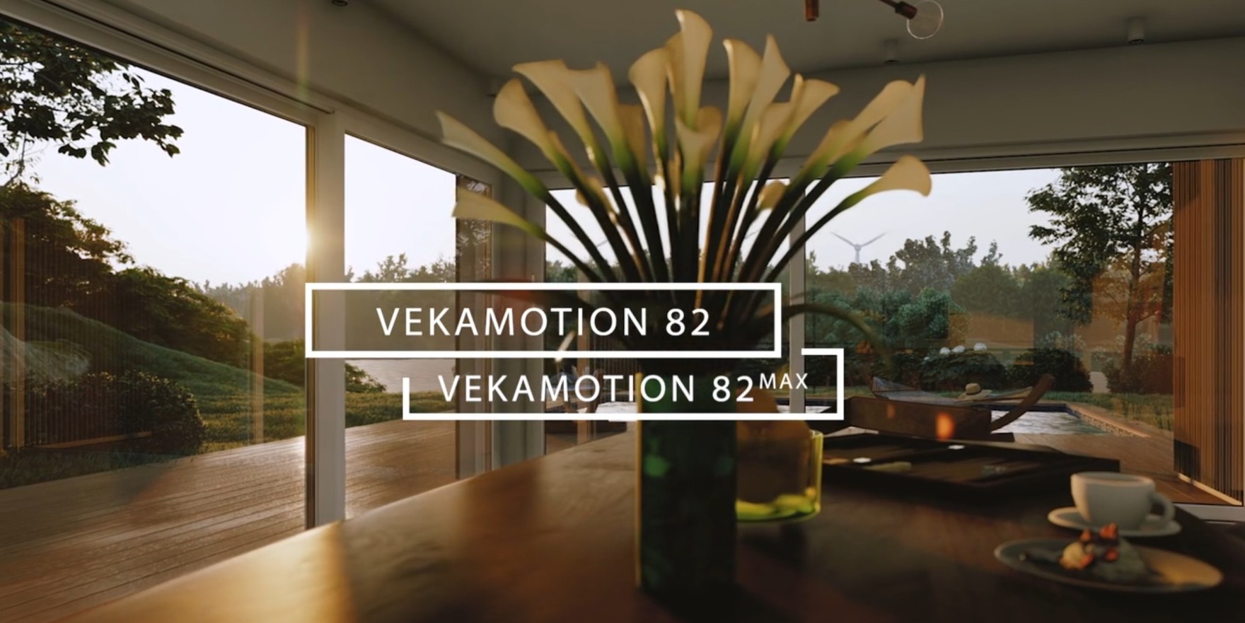 VEKA Polska | VEKAMOTION 82 - System tarasowy podnoszono-przesuwny