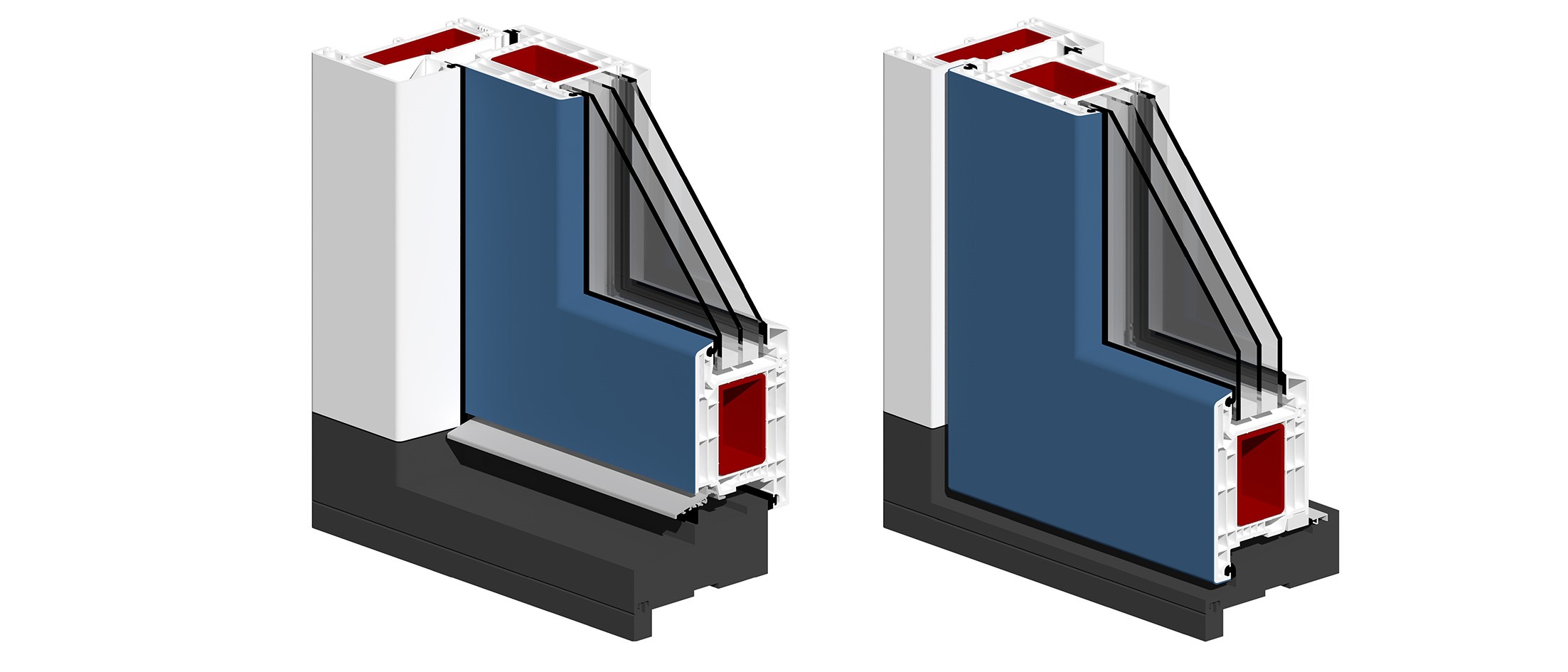 VEKA | Primeur: laagreliëfdorpel met CE-conformiteit voor SOFTLINE 82 NL